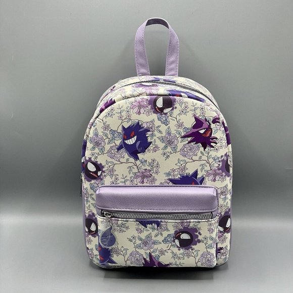 Bioworld | Bags | Pokemon Ghost Type Ghastly Haunter Gengar Floral Mini ...